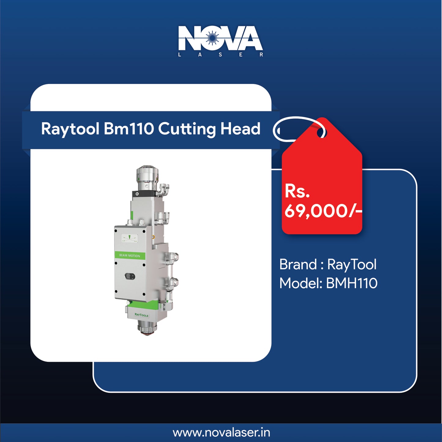 BM110 - Raytools Laser Cutting Head I Ready Stock I Unbeatable Price – Nova Laser