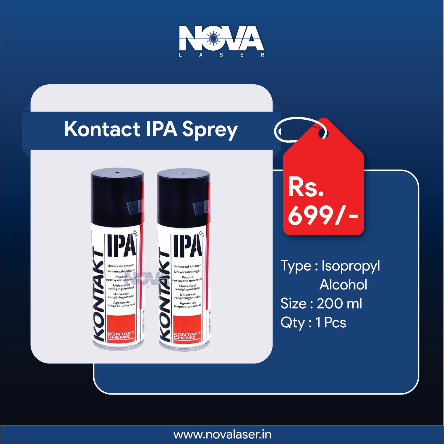 Kontact IPA Spray For Cleaning Laser-Cutting Lenses I Lowest Price ...