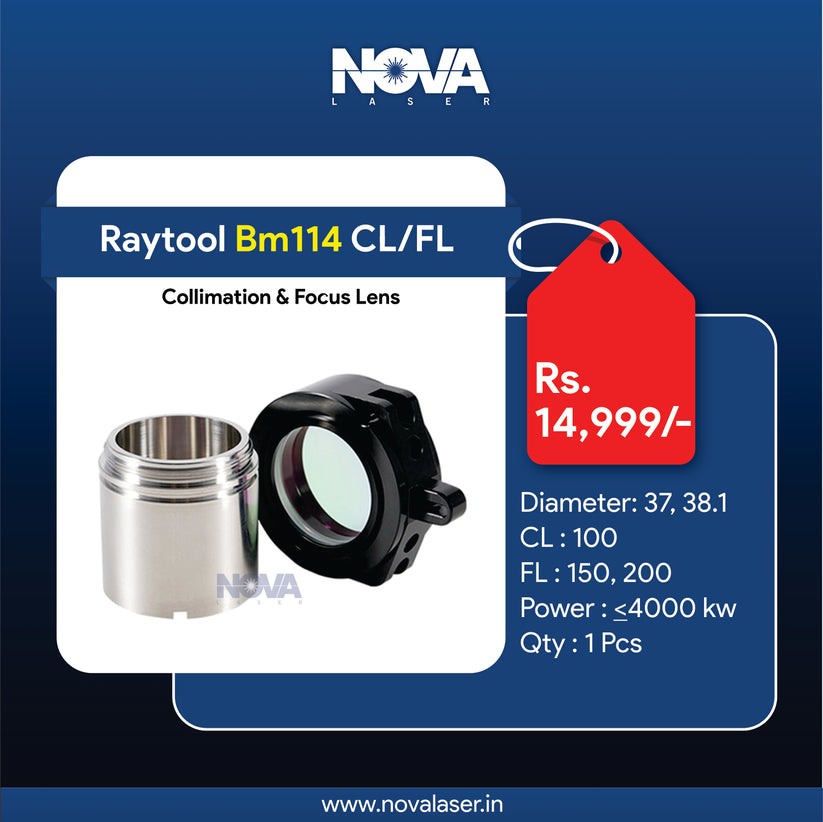 Raytool BM114 - Focusing & Collimating Lens with Assembly – Nova Laser