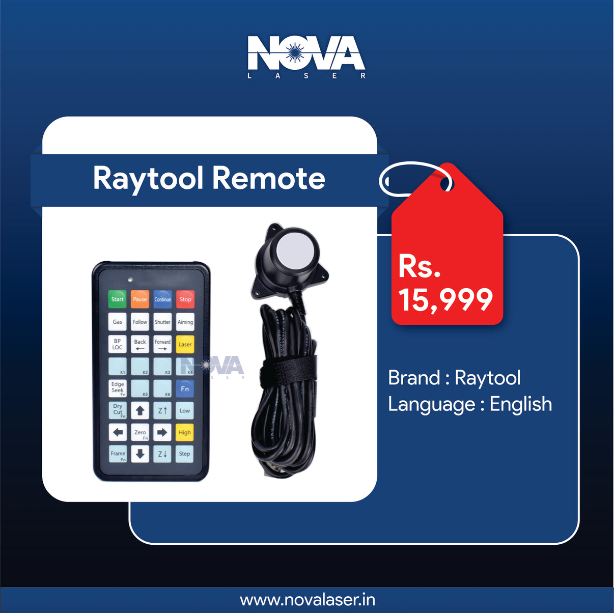 Raytool Remote Controller - Ecat – Nova Laser