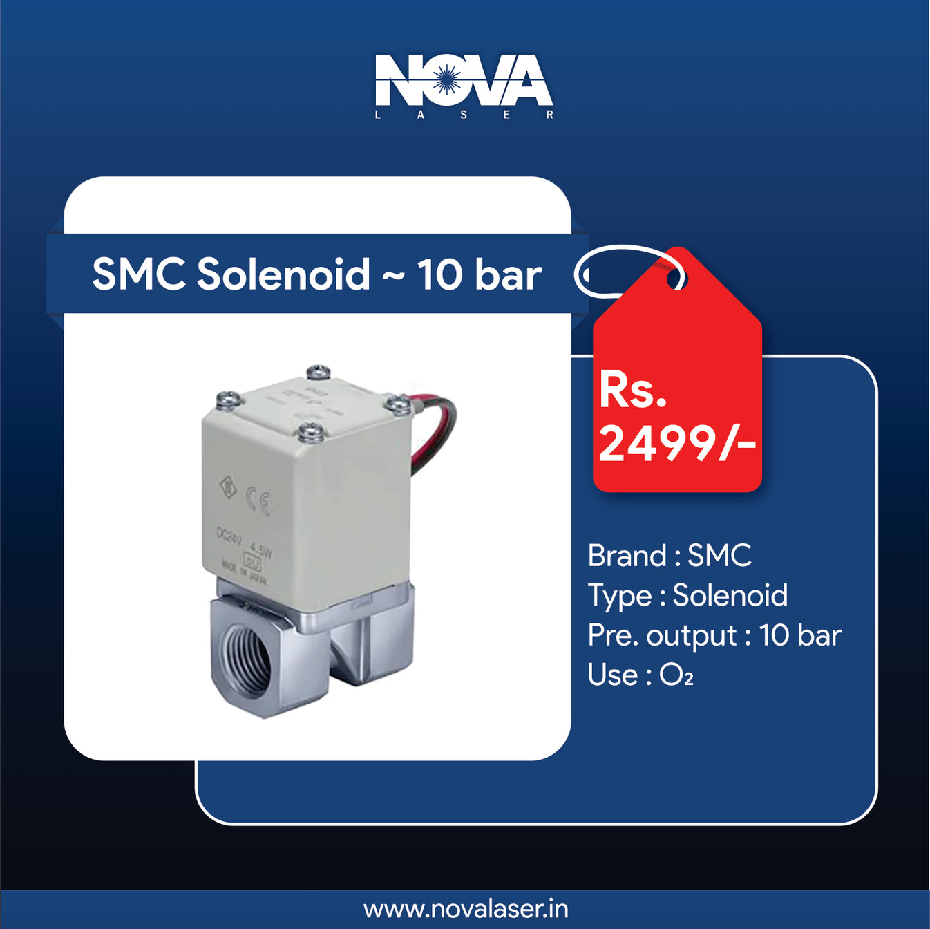 SMC Solenoid Valve 10bar I Laser Cutting I Ready Stock I Lowest Price ...